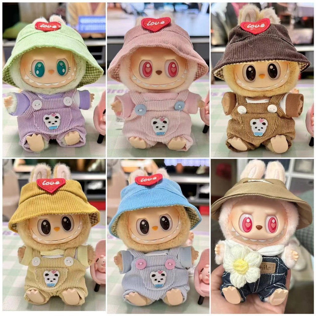 Clothes only/15cm sitting party Labubu baby clothes second generation ...