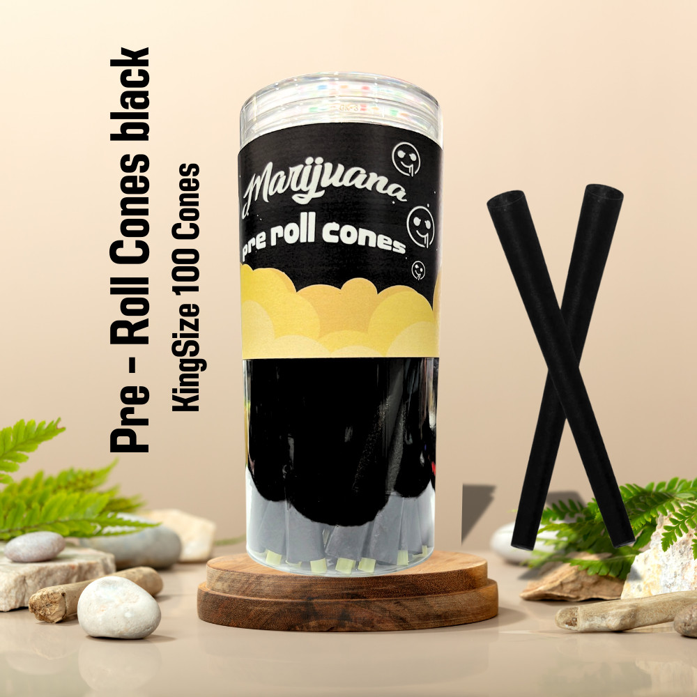 rolled cone Black 110 MM 100 cones Wrapping Paper Rolls Finished With ...