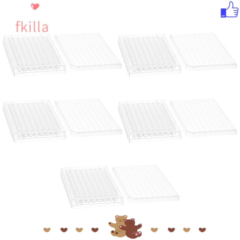 FKILLA1 1/5Pcs Tissue Culture Plate, Flat Bottom Experiment Instrument ...