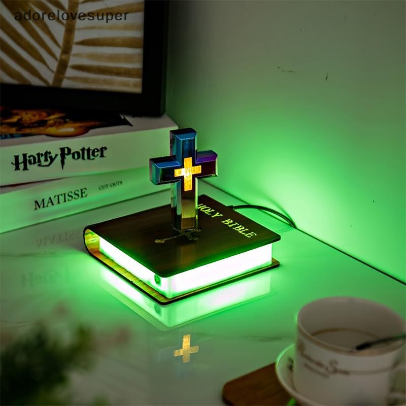 AD1MY New Maglev Cross Table Lamp Levitating Cross Lamp Jesus Blessing ...