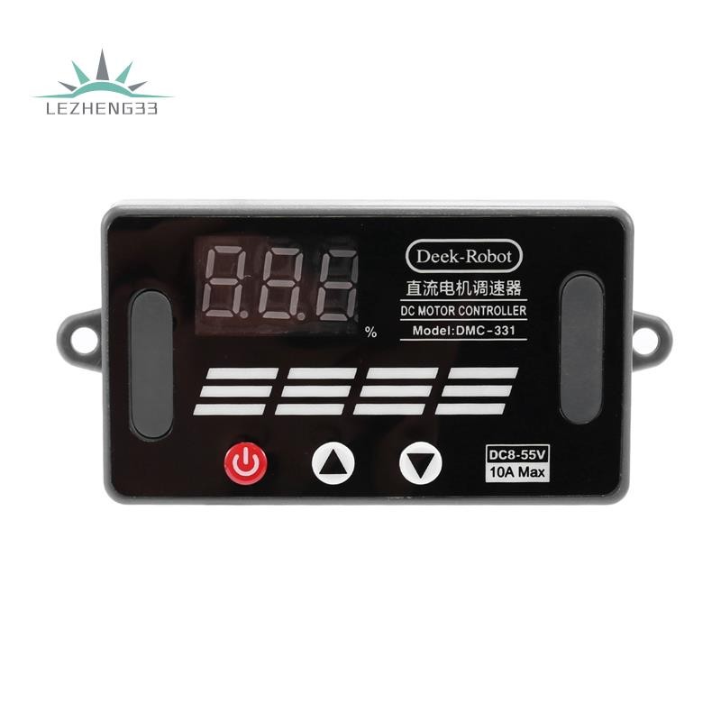 -331 DC8V-55V 10A DC PWM Motor Speed Controller LED Digital Adjustable ...