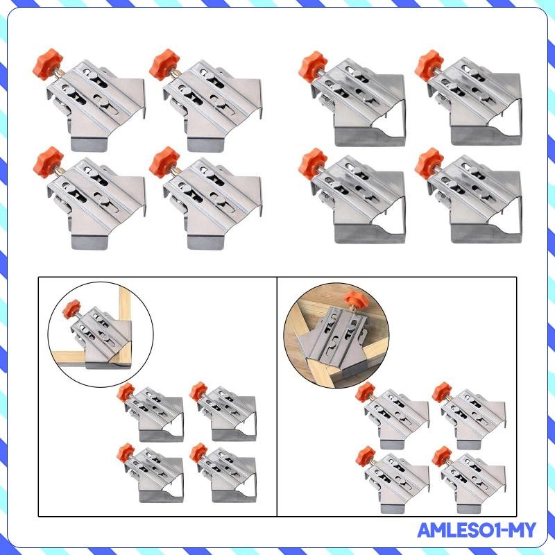[AmlesoaeMY] 4Pcs Corner Clamps Adjustable Frame Clamps for Crafting ...