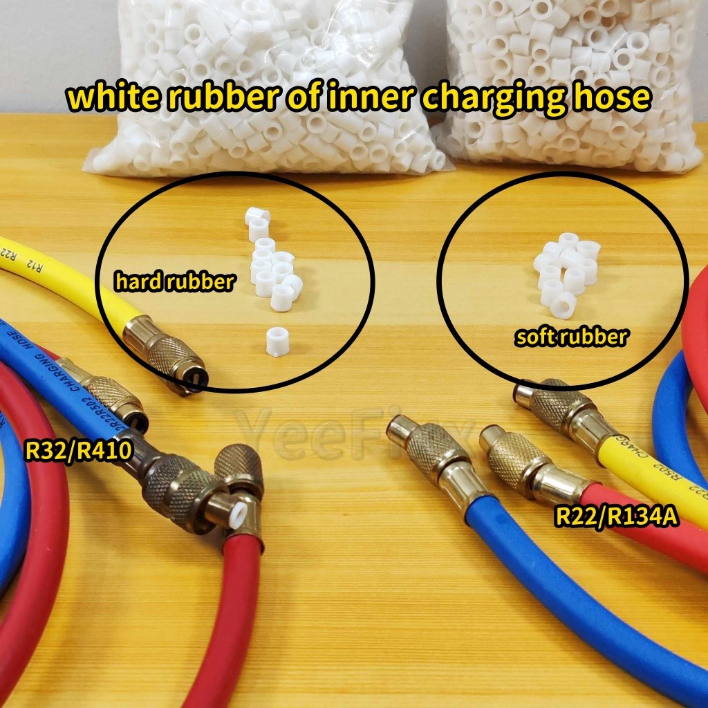 YeeFixx 10pcs white rubber of inner gas charging hose replacement ...