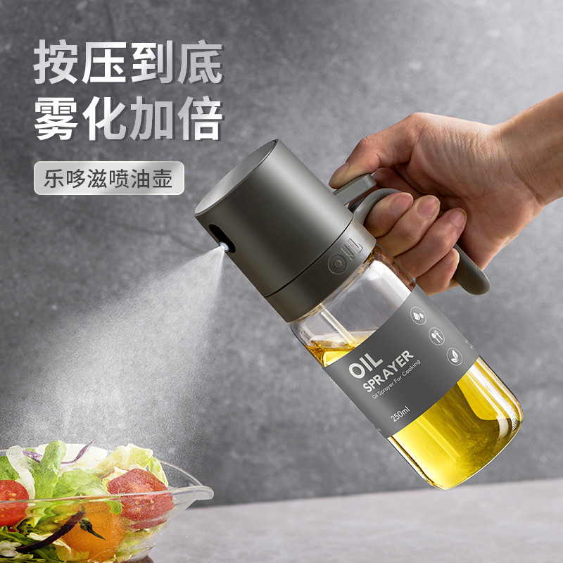 Stainless Steel Spray Oil Can Glass Small Oil Can Kitchen Air Fryer ...