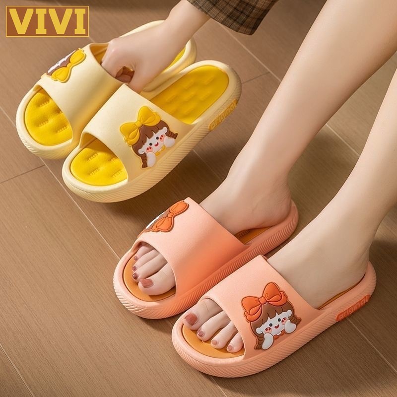 Selipar Kartun Comel Cute Cartoon Bestseller Women's Slippers - Silent ...