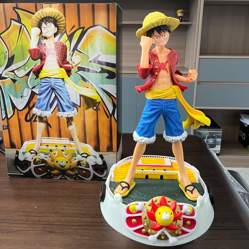 50CM Sunshine Luffy One Piece Series with Base Figure | Shopee Malaysia