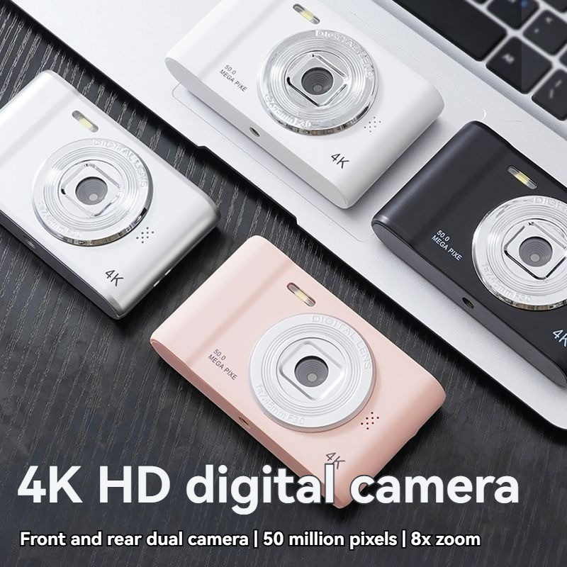 Digital Camera 4K 50MP Photography Camera Rechargeable Cameras 2.4 inch ...