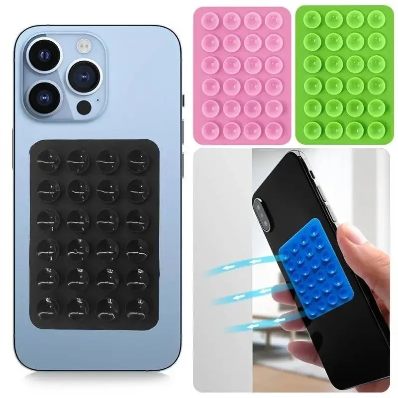 Silicone Suction Phone Holder Mat Multifunctional Suction Cup Wall ...