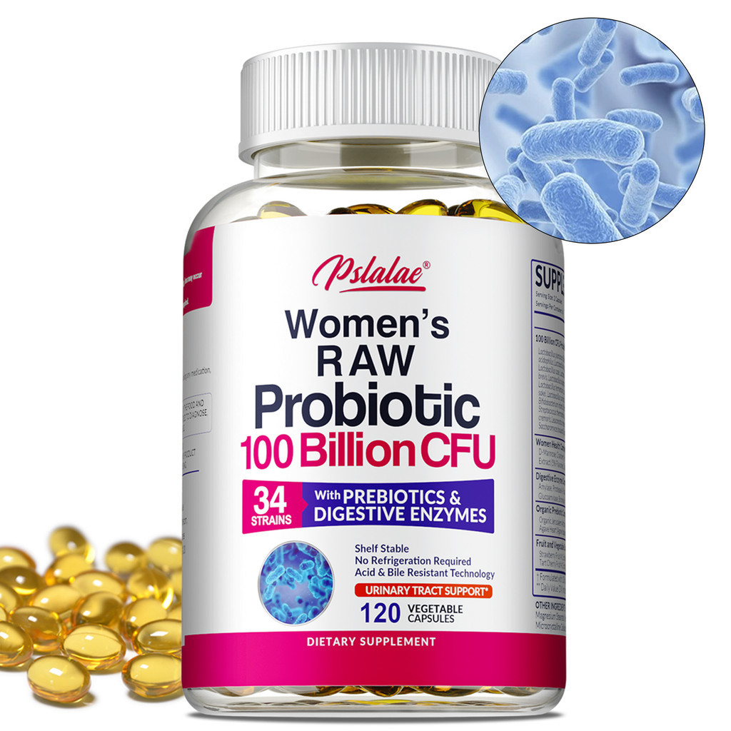 Pslalae Probiotics + Prebiotics Complex Supplement, Highly Effective in ...