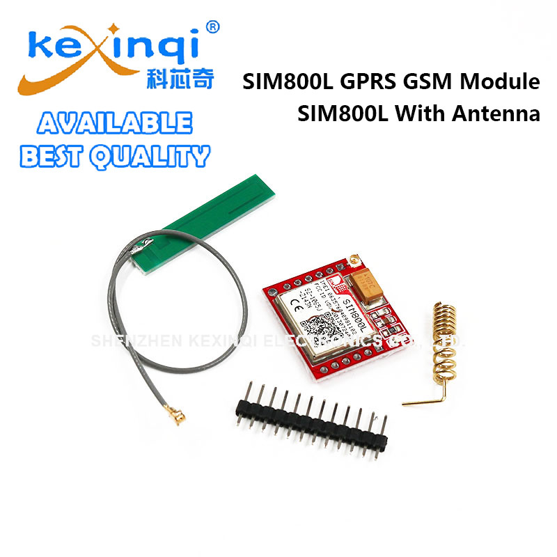 SIM800L GPRS GSM Module Micro SIM Card Core Quad-band TTL Serial Port ...