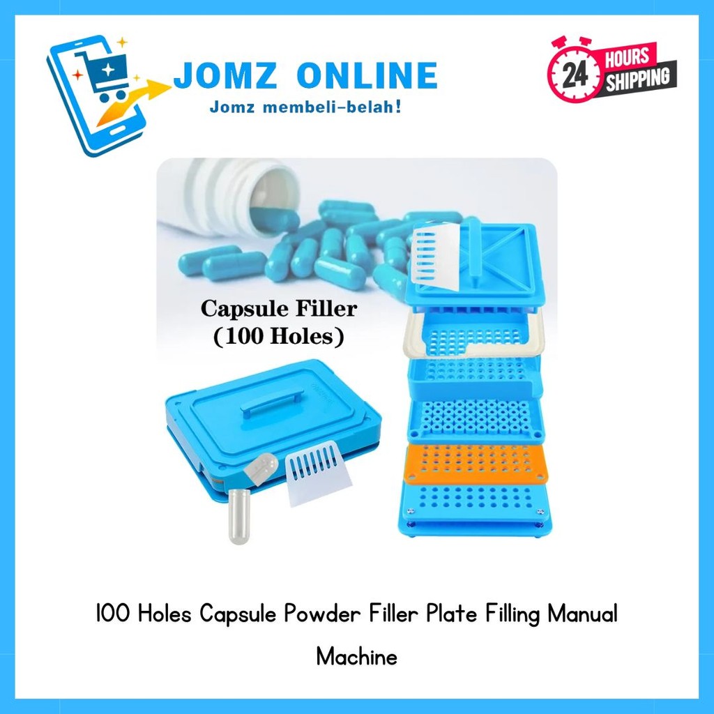 Capsule Filling Machine 100 Holes Capsule Powder Filler Plate Filling ...