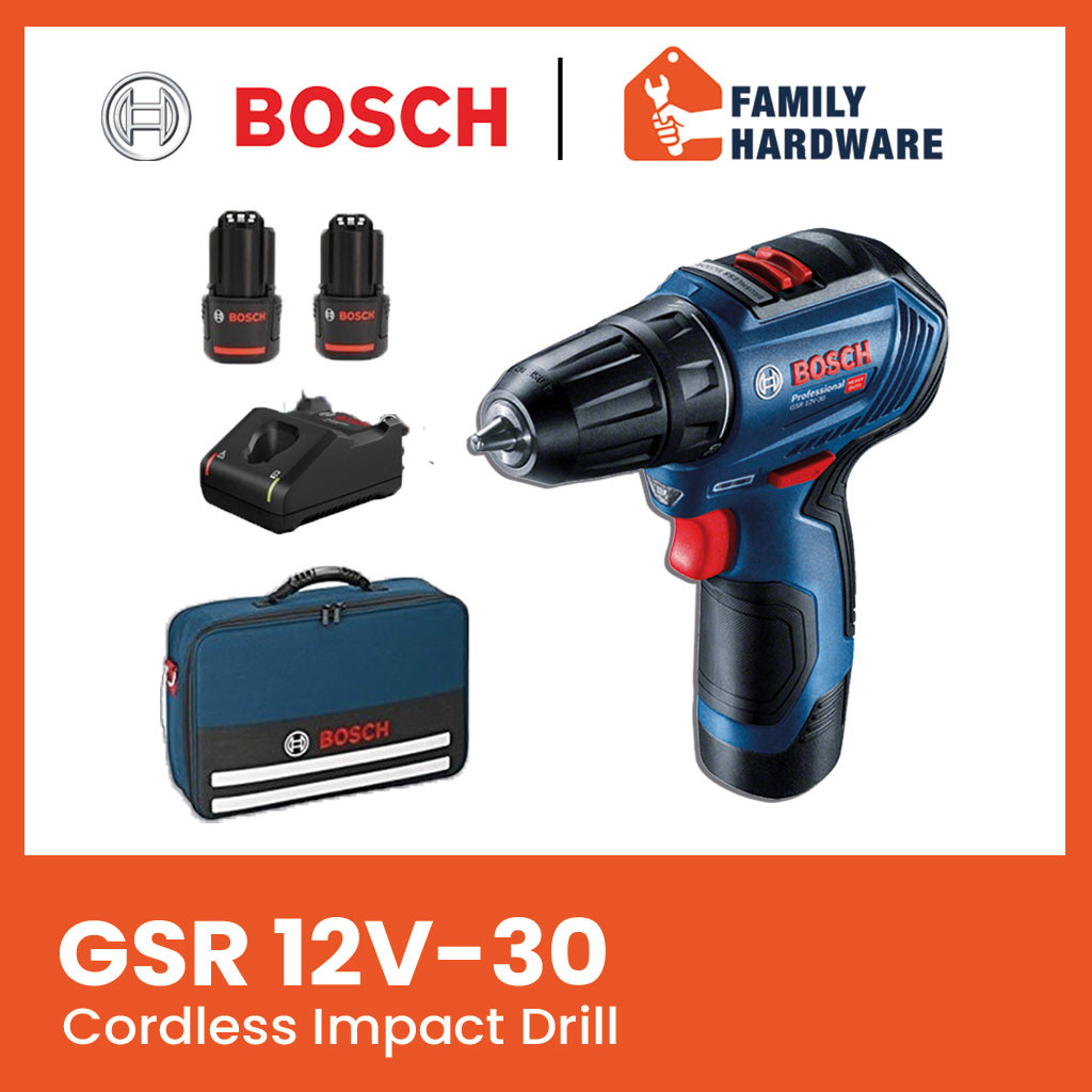 BOSCH GSR 12V-30 Professional Brushless Cordless Drill / Driver GBA 2 ...