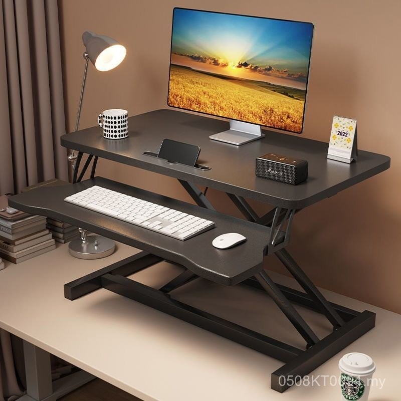 Workbench Liftable Office Rack Desktop Computer Desktop Heightened ...