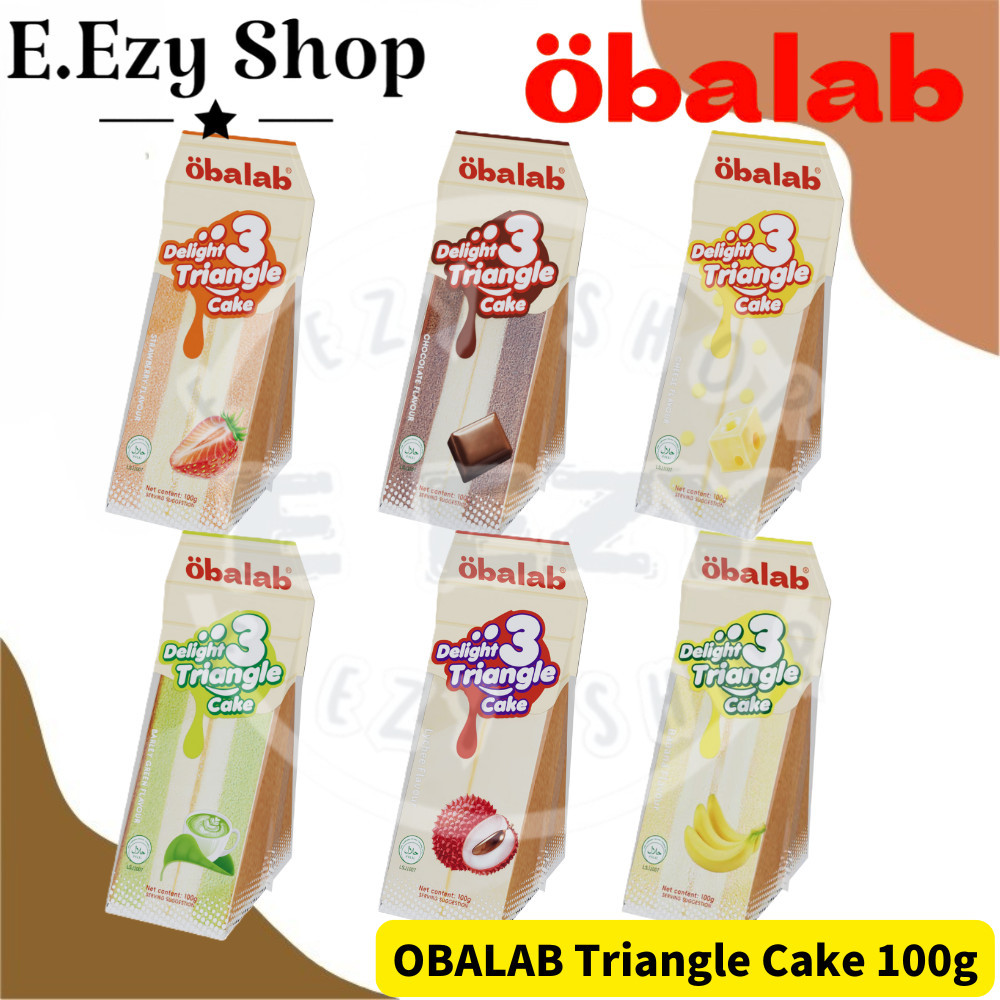 Obalab Cake Triangle Cake Pure Cake (Pcs) | Shopee Malaysia