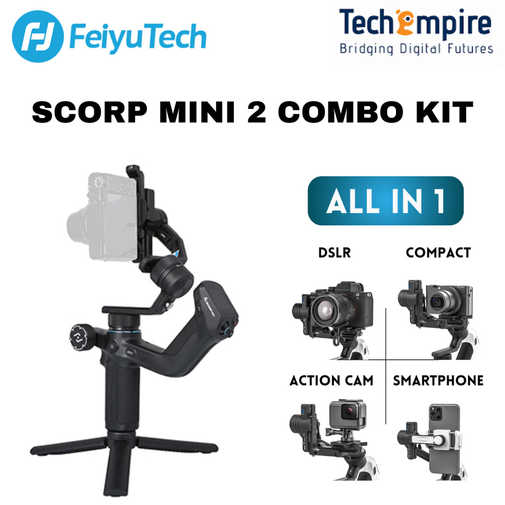 FeiyuTech SCORP-C / SCORP-C MINI / MINI 2 / KIT 3-Axis Handheld Gimbal ...