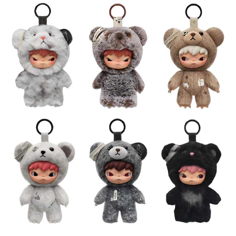 POPMART Hirono Hirono Road Log Series Vinyl Plush Pendant Mystery Box ...