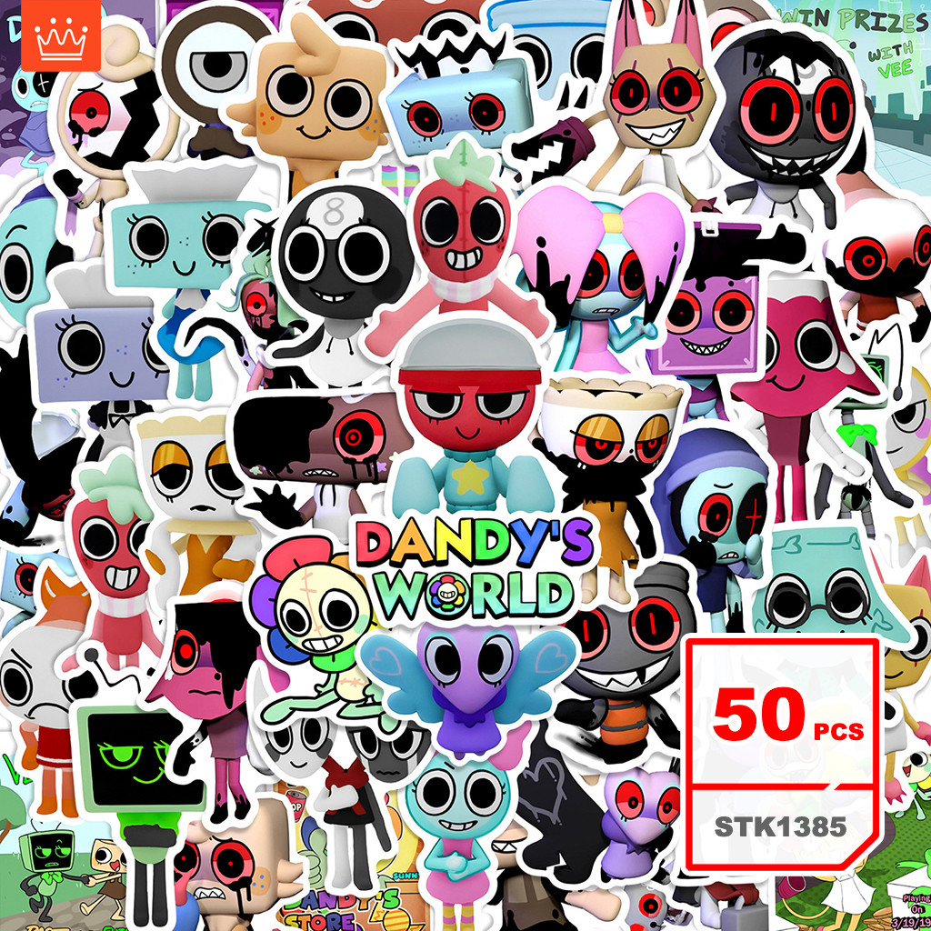 Dandy's World Stickers Set Video Games Graffiti Sticker Waterproof ...