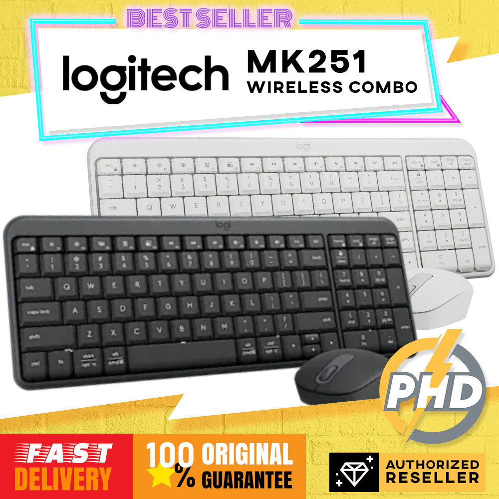 Logitech MK251 Bluetooth Wireless Mouse and Keyboard Combo [Fast ...