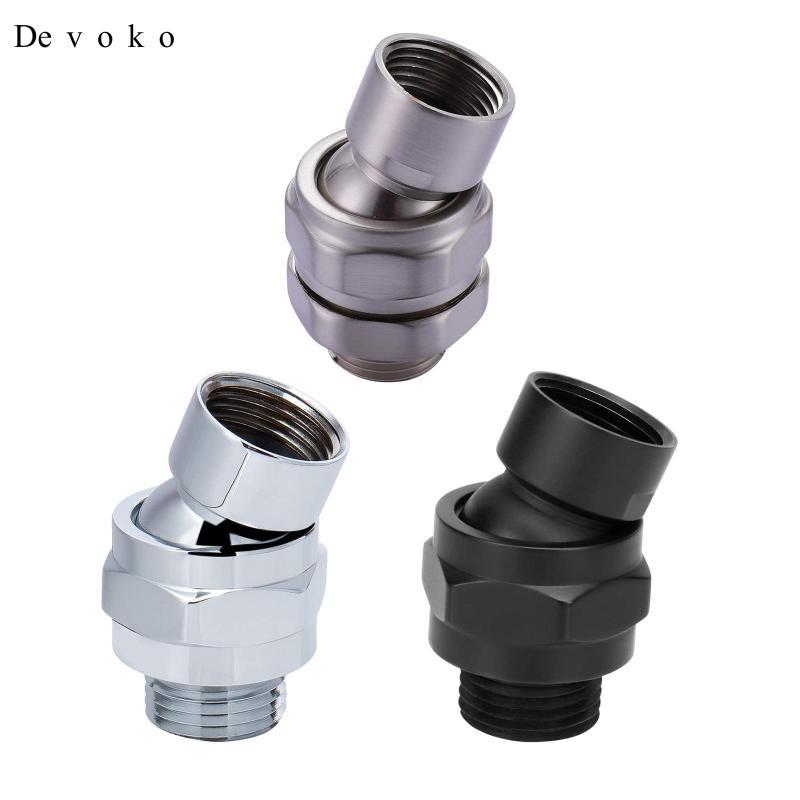 Devoko Universal Shower Swivel Joint Copper Adapter Adjustable Nozzle ...