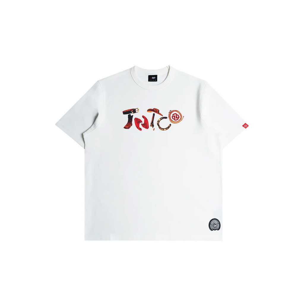 TNTCO : Wild West Logo Tee (White) | Shopee Malaysia