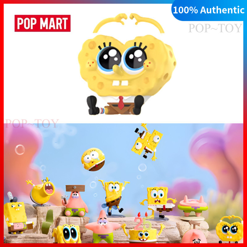 popmart SpongeBob SquarePants Bizarre series pop mart blind box figures ...
