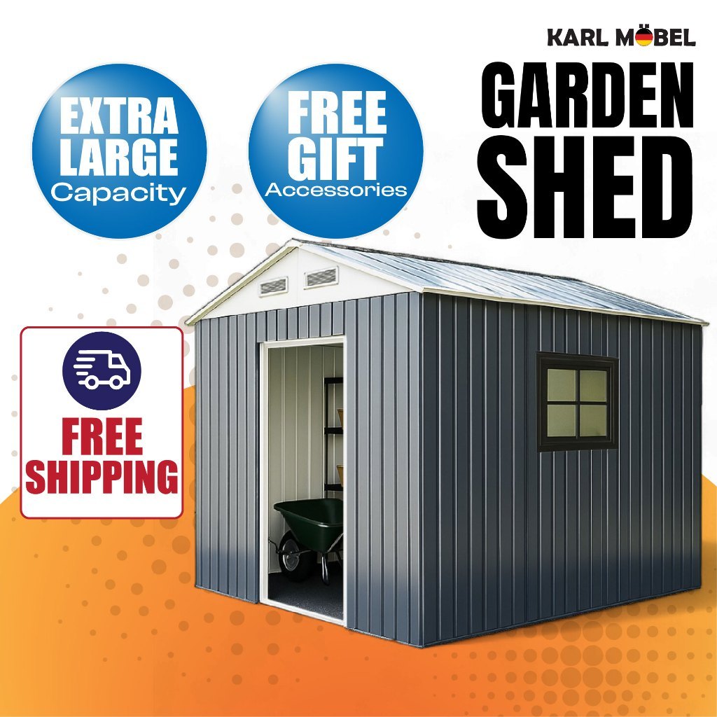Outdoor Storage Garden Backyard Shed Metal Garden Storage setor laman ...