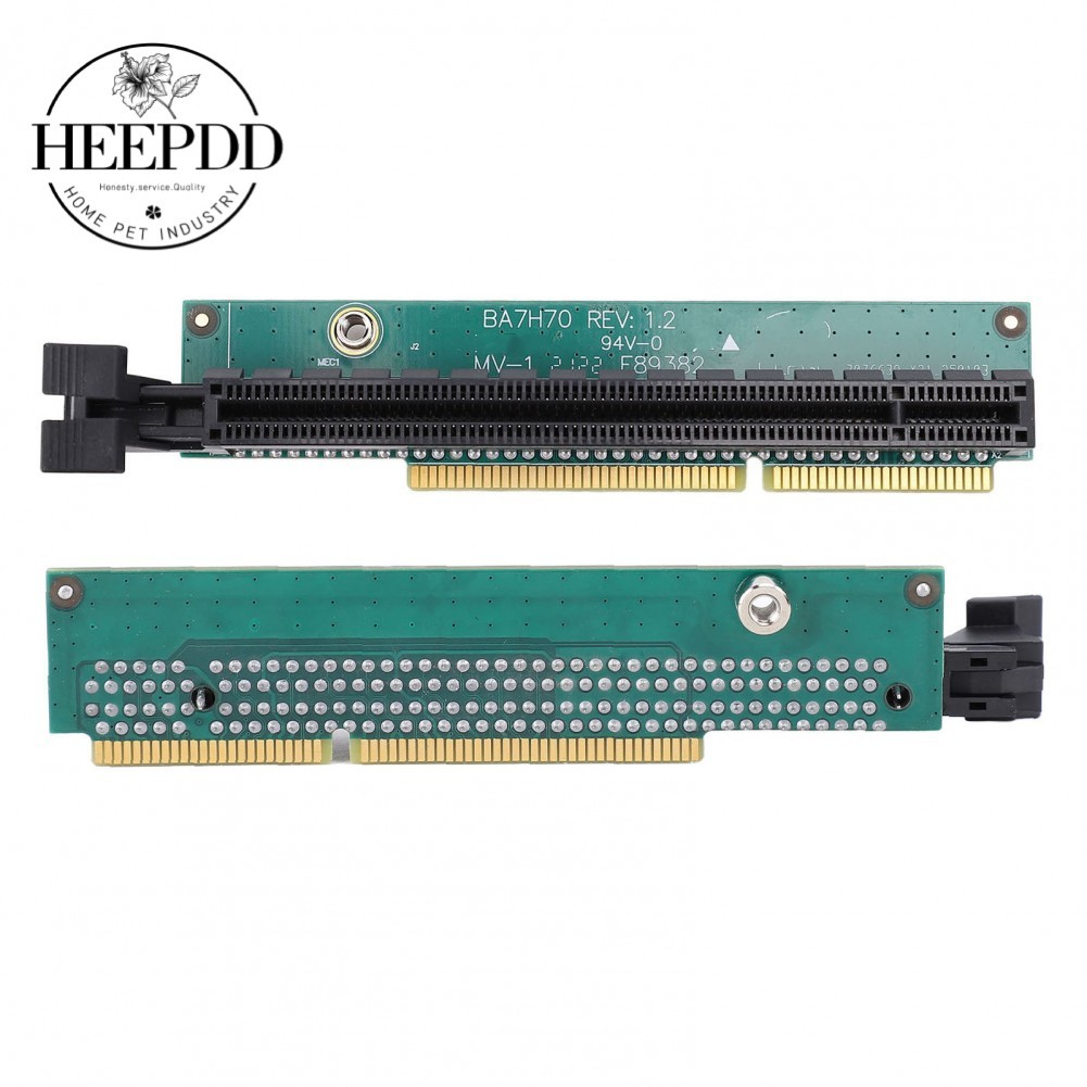 HEEPDD PCI E Graphic Card Adapter Tiny 5 PCIE16 Riser Support I350-T4 4 ...
