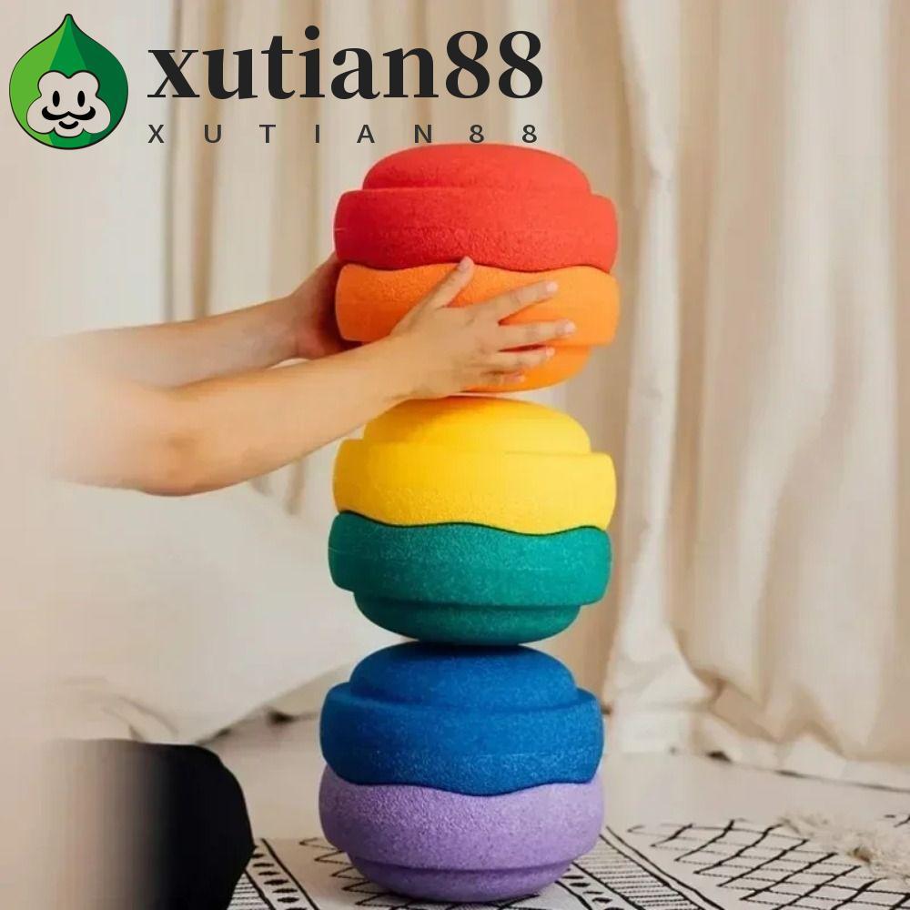 XUTIAN Stack Stone Balance Toys, Balance Outdoor Balance Training Foam ...