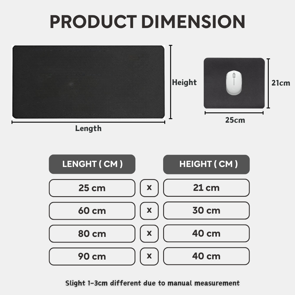 Extra Large Mouse Pad Panjang Leather Desk Mat Gaming Mouse Pad ...