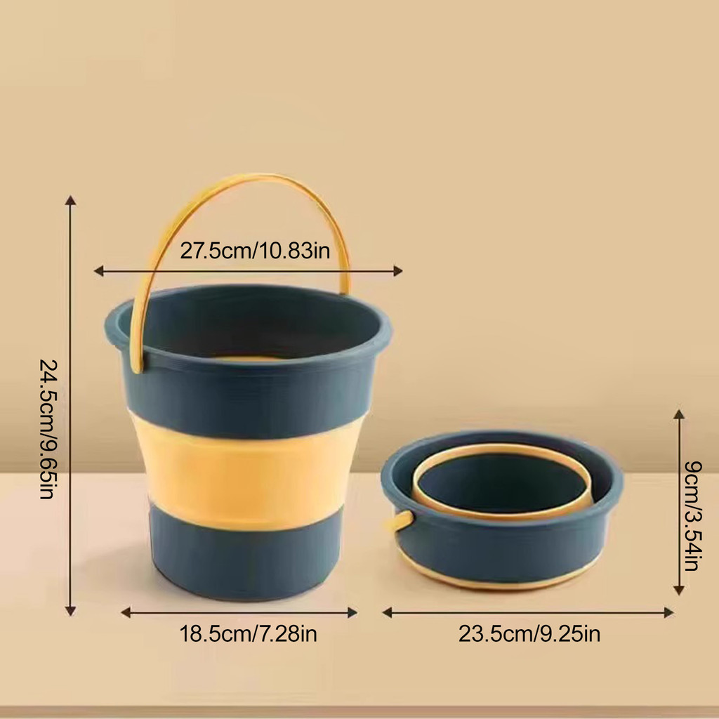 Portable Folding Bucket Multifunctional Tangki Silikon Thickened ...