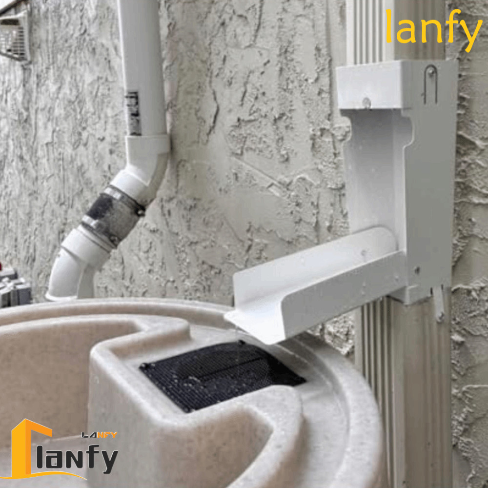 LANFY Rain Barrel Diverter, Catching Diverter Rainwater Collection ...