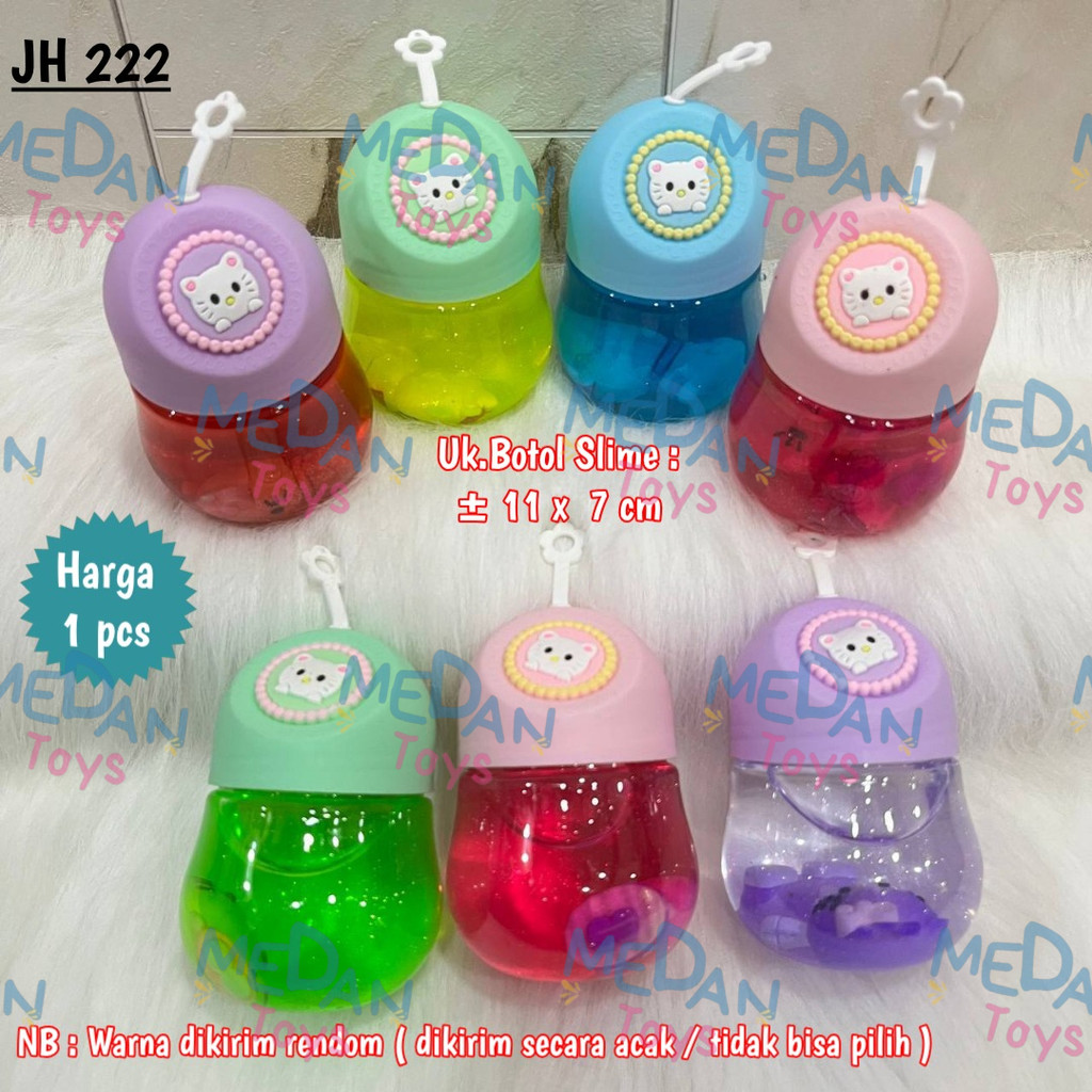(1pcs) Hello Kitty Glitter Slime Toy Stress Relief Slime/ Original ...