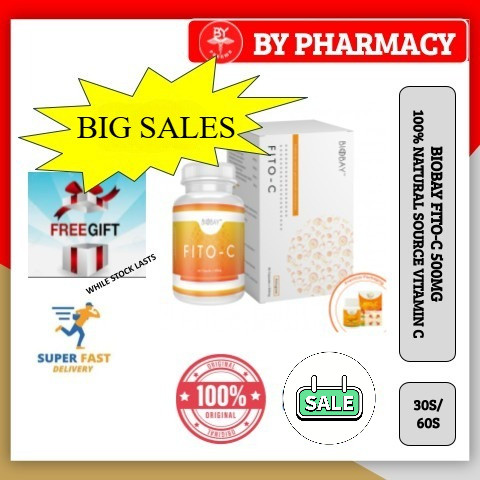 Biobay Fito-C 500mg 30's/60's (100% Natural Fruit Sources Vitamin C ...