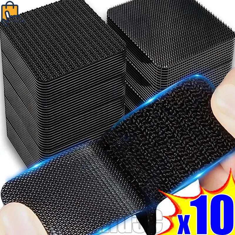 10Pairs Car Carpet Fixed Stickers - For Foot Mats - Auto Interior ...