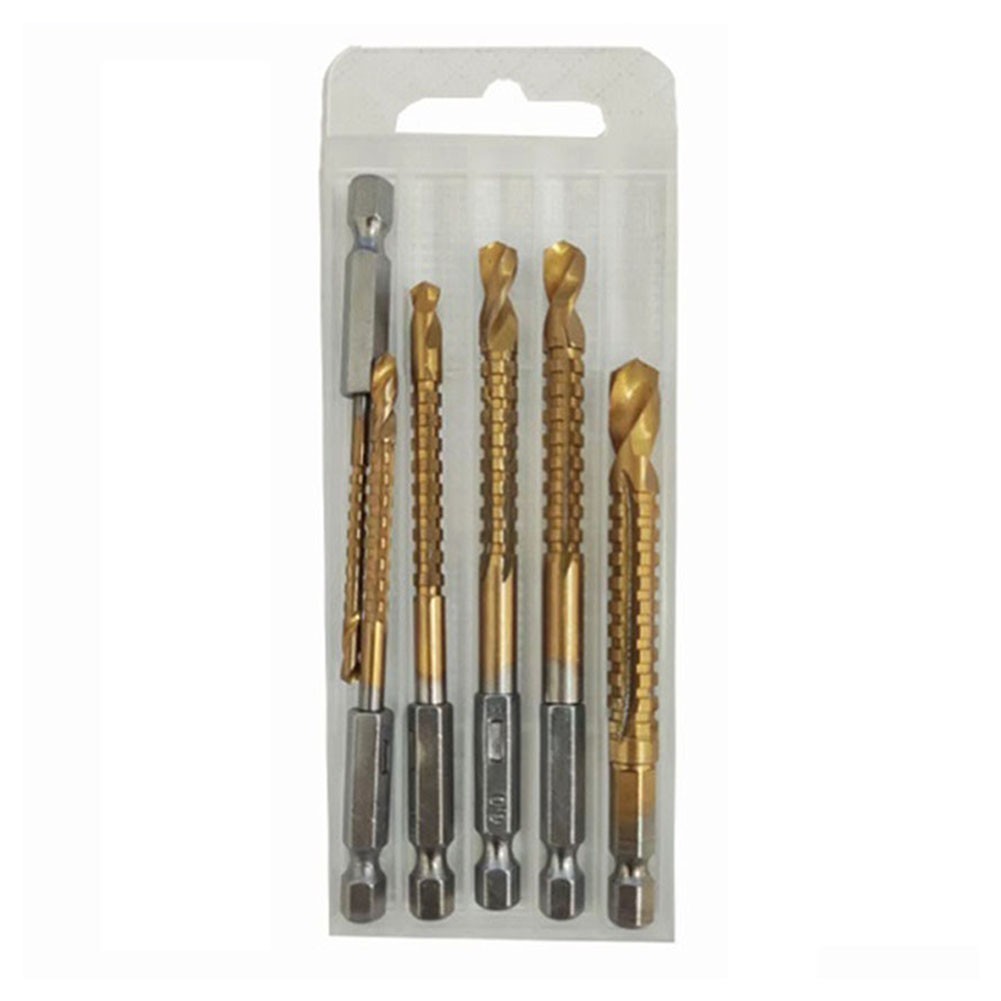 【LADY】 6Pcs Multifunction Drill Bits for Wood Hex Shank Drill Bit Auger ...