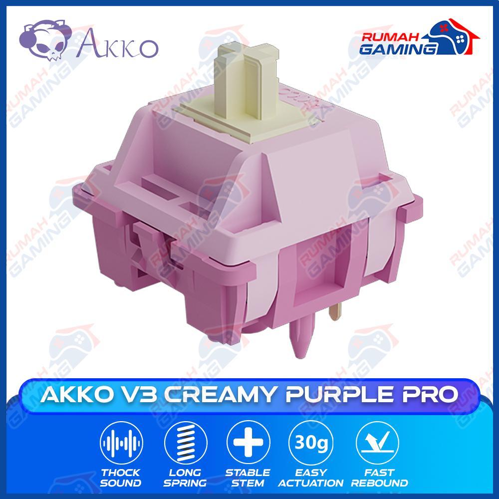 AKKO Creamy Purple ProV3 - 5 PIN - 30g - PCB Mount - Tactical - Switch ...