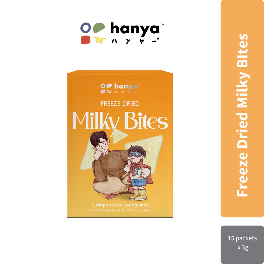 Hanya Freeze-Dried Milky Bites (3g X 15s) | Shopee Malaysia