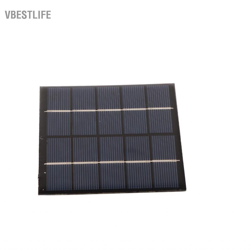 VBESTLIFE Solar Panel Polysilicon Photovoltaic 1.2W 5V Charging for 3 ...