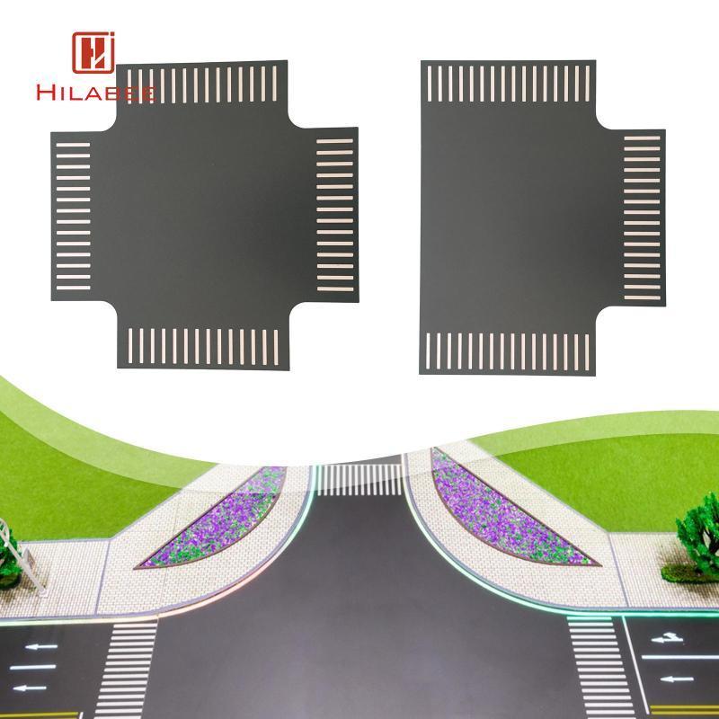 [UsusexaMY] 1/144 Miniature Roadway Model Ornament Realistic Miniature ...