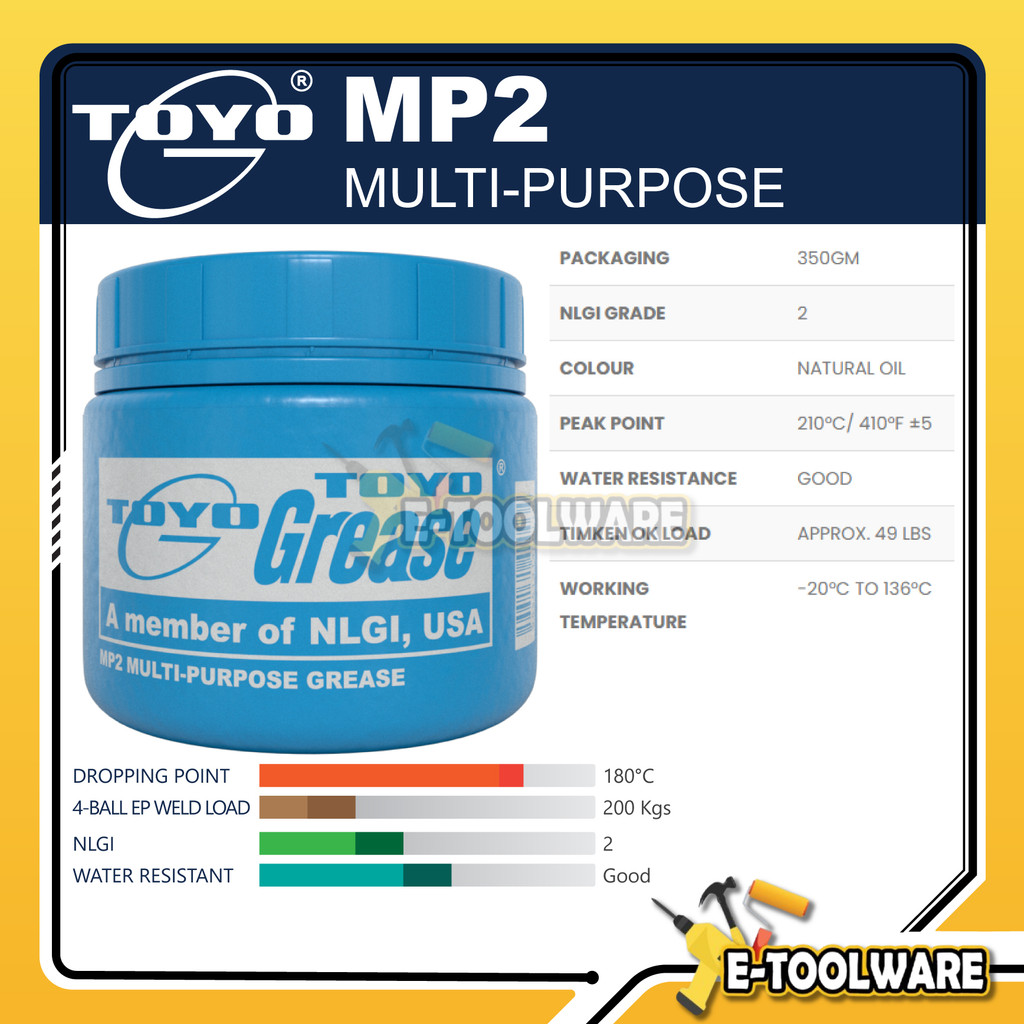 TOYO-G MP2 Multi-purpose Grease 350g | Shopee Malaysia