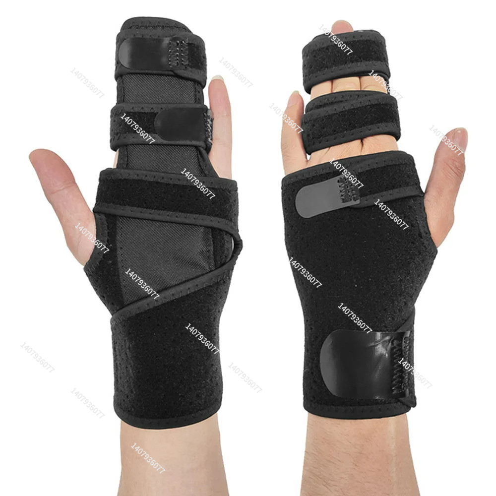 1Pcs Trigger Finger Splint Palm and Wrist Guards for 2/3 Finger Brace ...