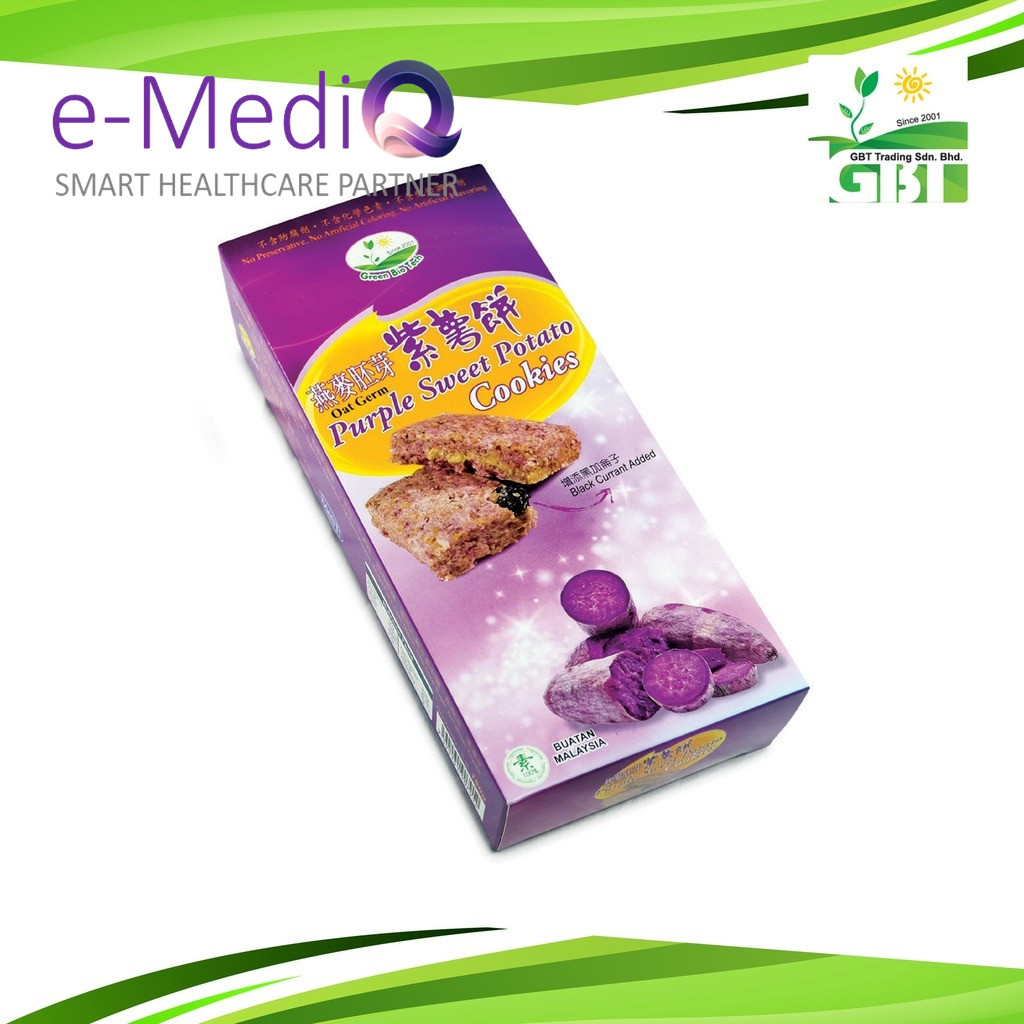 GBT Oat Germ Purple Sweet Potato Cookies / Biskut Ubi Oat 180g (Exp ...