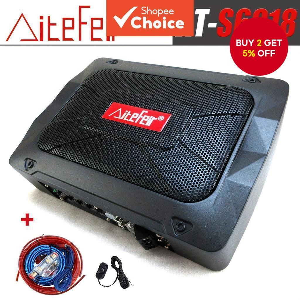6X9 Inch 1800 Watts Car Under-Seat Subwoofer Active Powered Amplifier ...