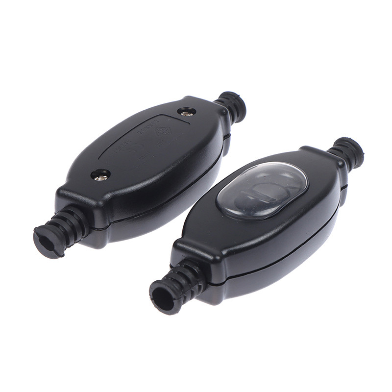 [MY] Waterproof in line switch cord switch round wire double cut switch ...