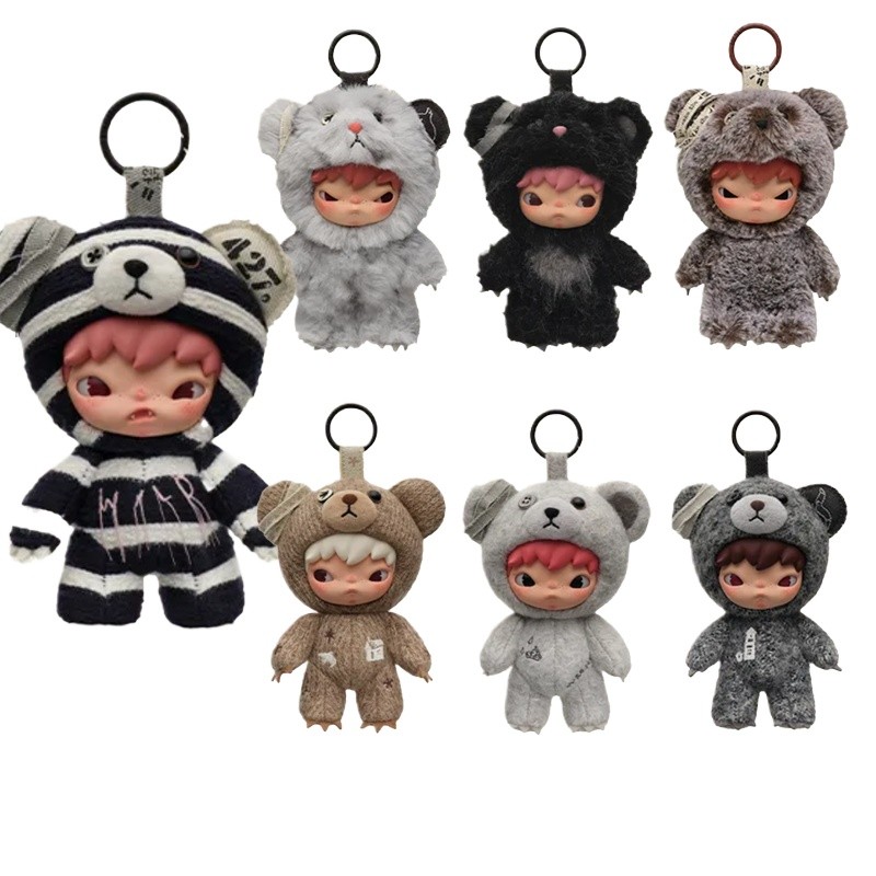 POPMART Hirono Hirono Road Log Series Vinyl Plush Pendant Mystery Box ...