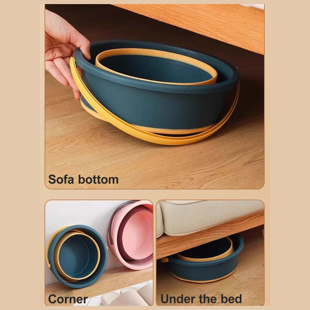 Portable Folding Bucket Multifunctional Tangki Silikon Thickened ...