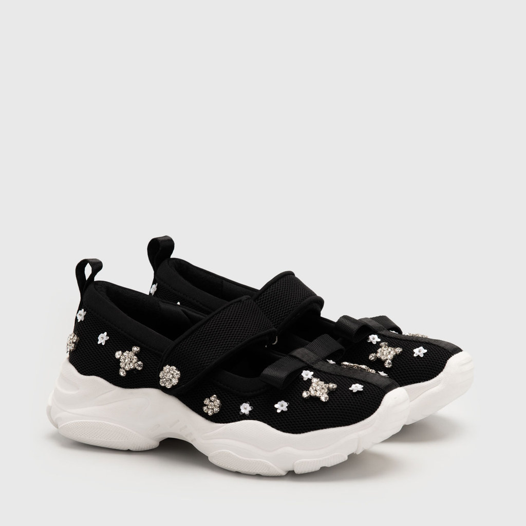 Adorable Projects - Trivilio Embelash Sneakers Black - Women's Shoes ...