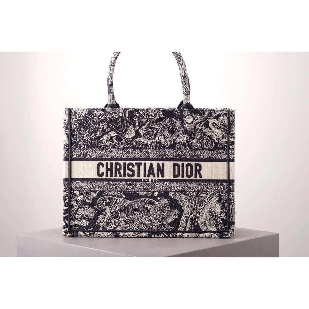 DIOR [Counter Quality] DIOR BookTote Presbyopia Full Print Large ...