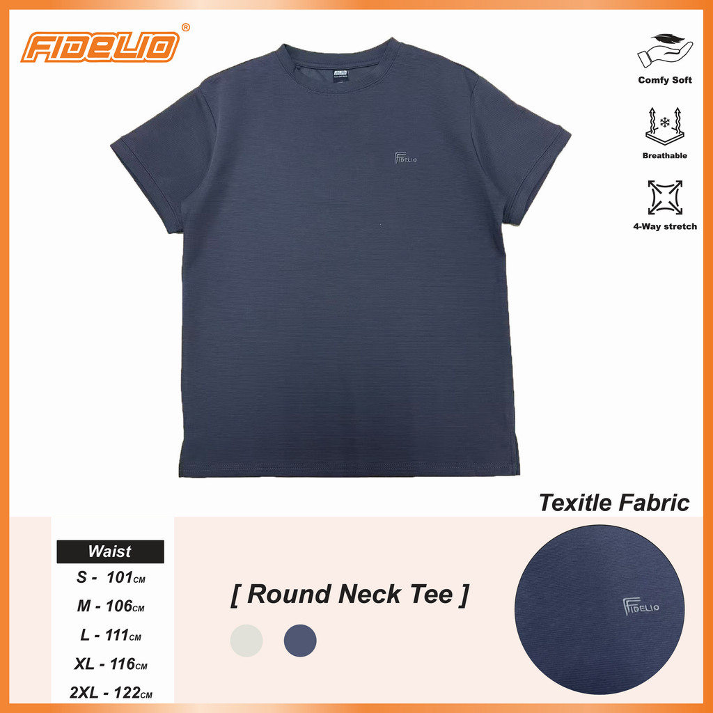 Fidelio Premium Tees -Dark Grey | Shopee Malaysia