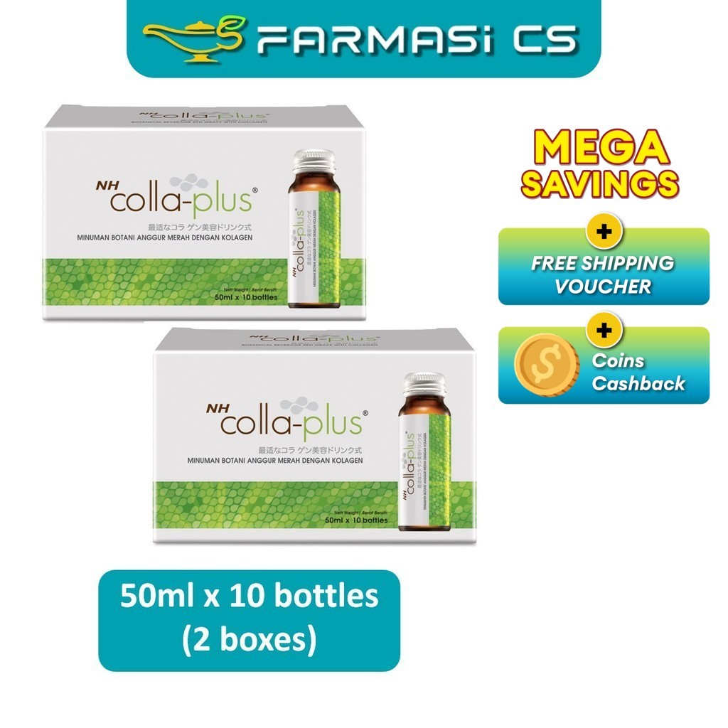SPECIAL NH Colla Plus 50ml x 10 Bottles (2 BOXES) EXP:06/2027 [ Kolagen ...